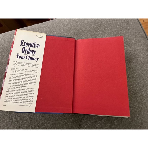 Other | Executive Orders By Tom Clancy 1996 Hardcover First Printing ...